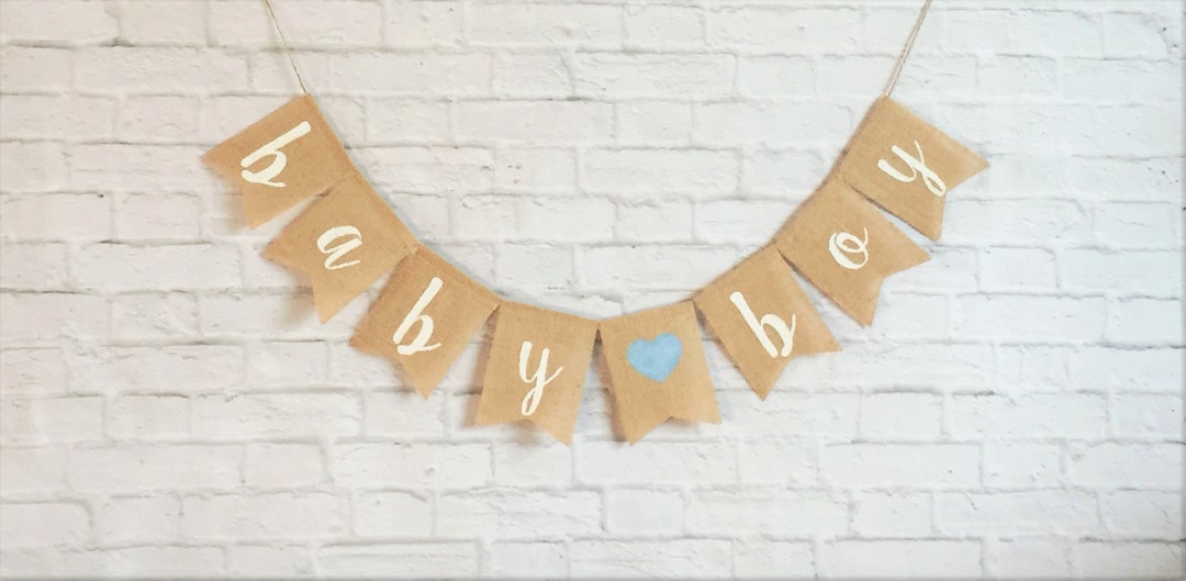Baby Boy Banner, Baby Boy Shower Decor, Baby Shower Decor, Nursery ...