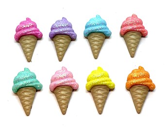 Ice Cream Button - Etsy