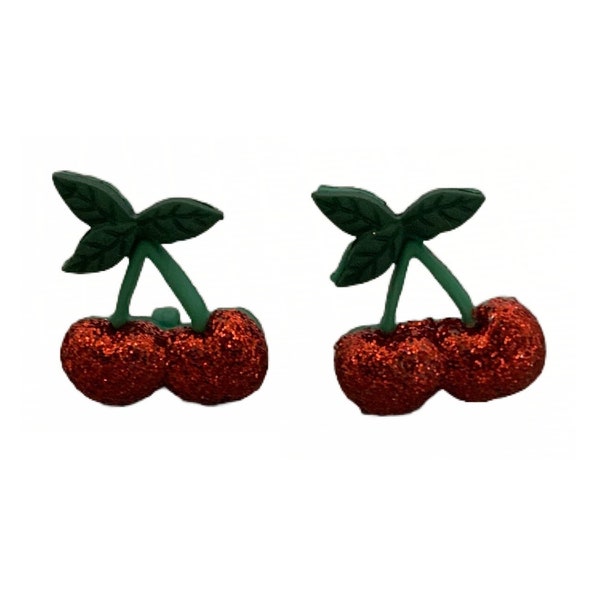 Cherry Buttons - Etsy