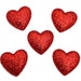 Heart Buttons Galore Collection My Love Set of 7 Shank Flat Back Choice ...