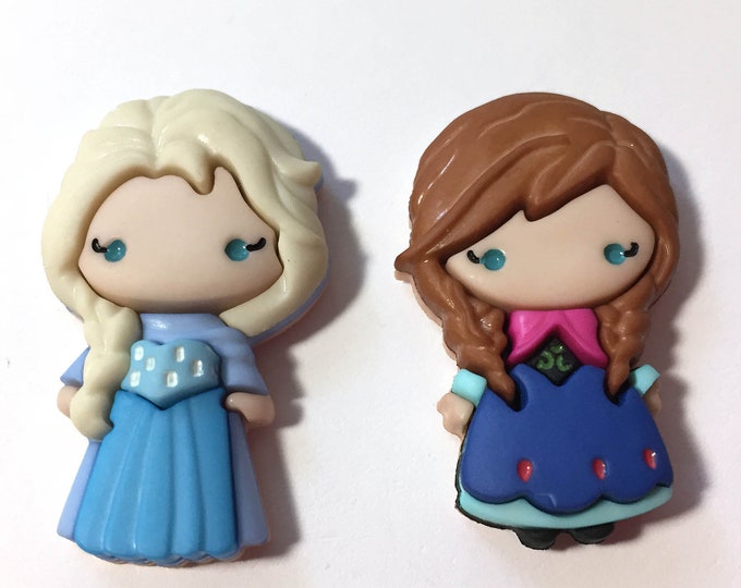 Disney Frozen Elsa Anna Buttons Collection Elsa Anna & Olaf - Etsy