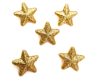 Glitter Star Buttons | Etsy