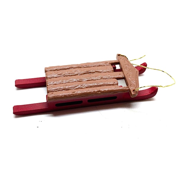 Toy Sled Miniature - Etsy