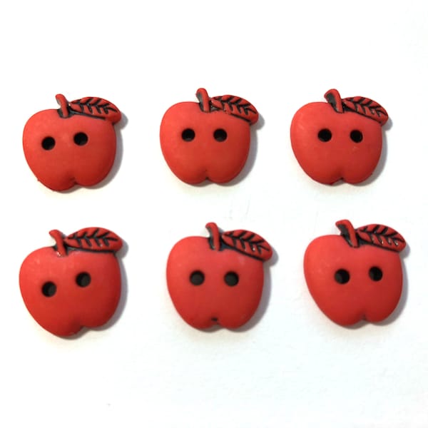 Apple Buttons - Etsy