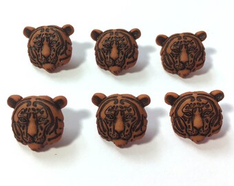 Tiger Buttons | Etsy