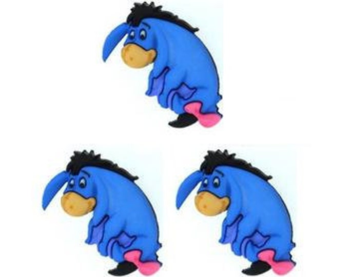 Disney Eeyore Buttons Donkey Winnie the Pooh Shank Back - Etsy
