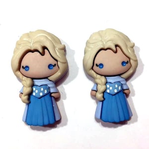 Disney Frozen Elsa Buttons Shank Back Licensed Jesse James Dress It up ...