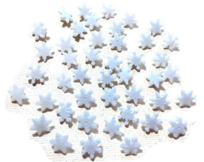Micro Mini Itty Bitty Snowflakes Button Collection Shank Back - Etsy