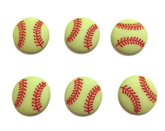 Softball Buttons | Etsy