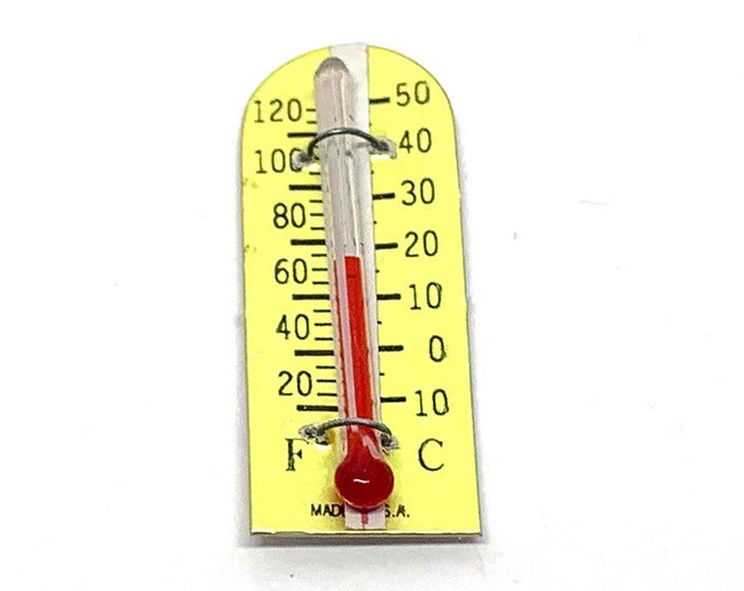 Miniature Outdoor Thermometer Dollhouse Home Decor Miniatures 1160 R - Etsy
