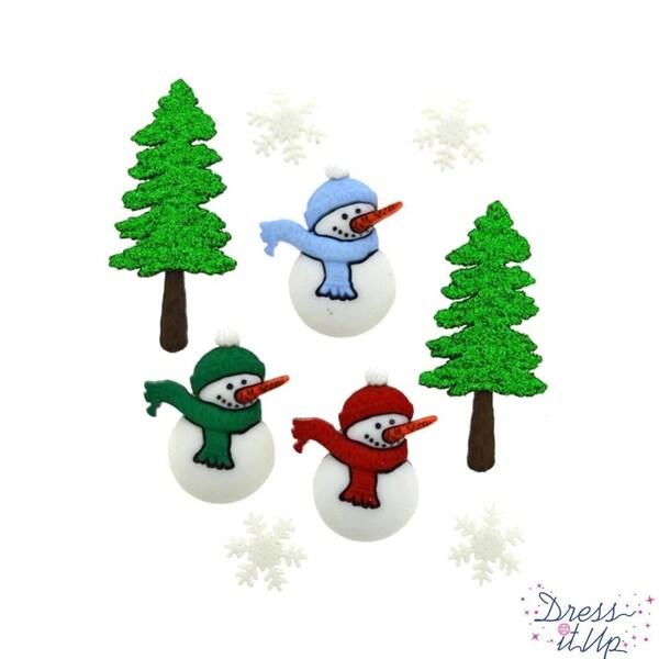 Button Snowman - Etsy