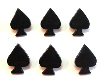 Playing card buttons | Etsy