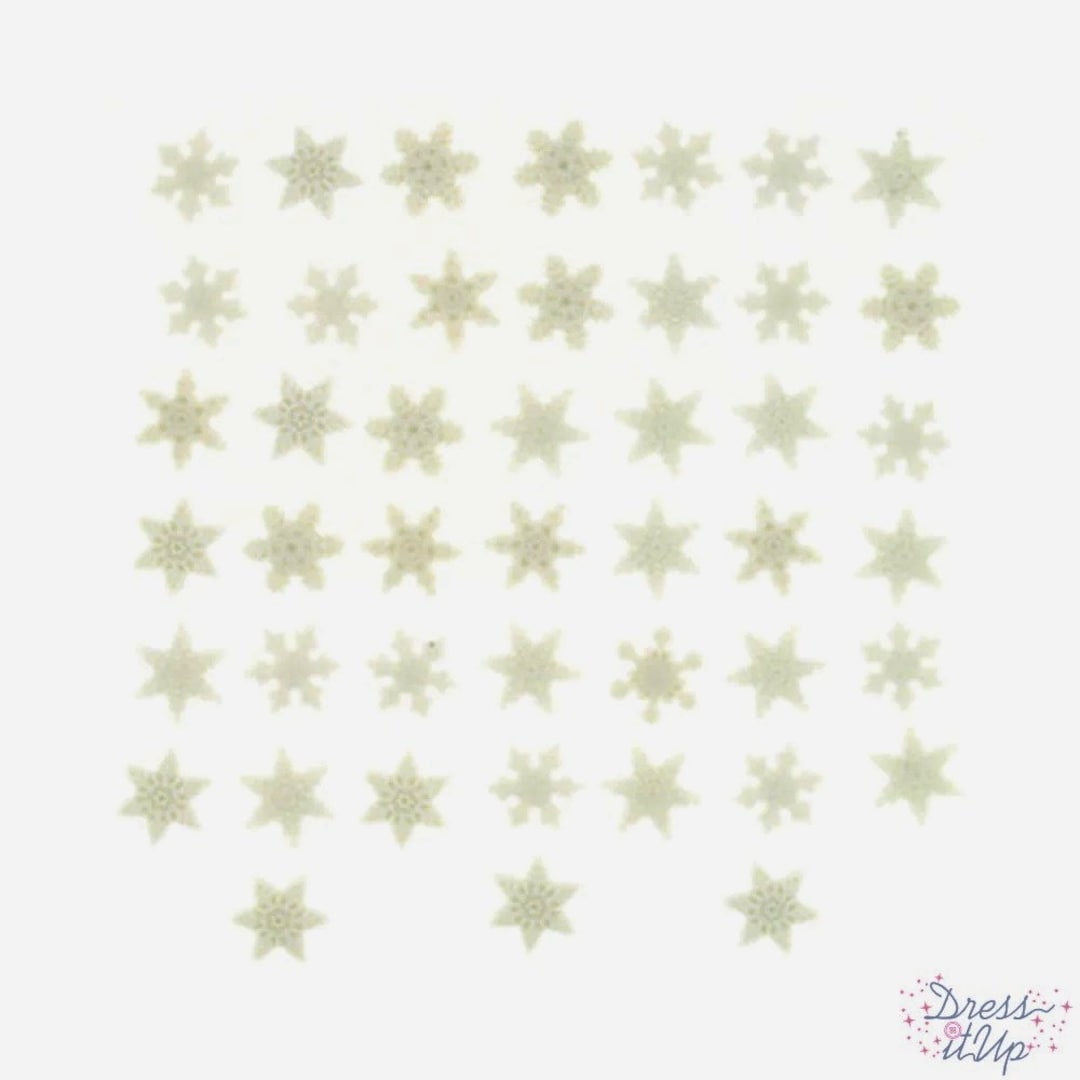 Micro Mini Itty Bitty Snowflakes Button Collection (1/2") Sold by ...