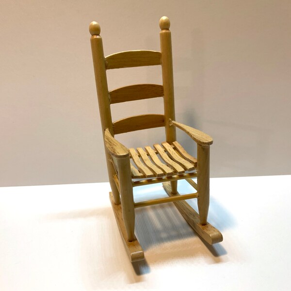 Wooden Rocking Chair - Etsy