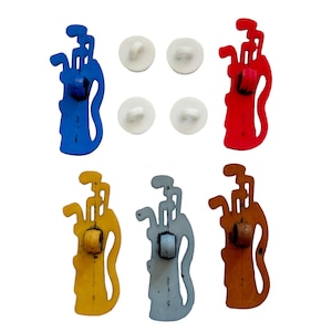Golf Buttons Galore Collection Bag Ball Shank Flat Back Choice - 899 B ...