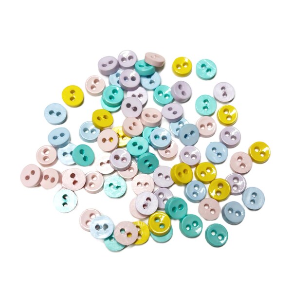 Pastel Buttons - Etsy