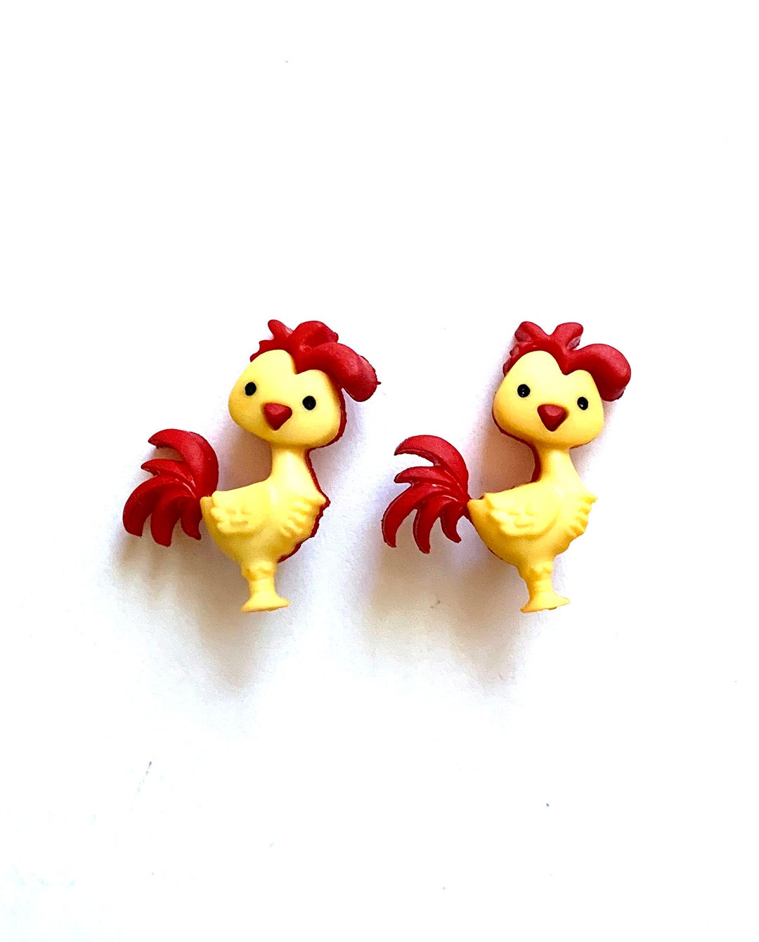 Rooster Button Chicken Shank Flat Back Choice Jesse Dress It up in the ...