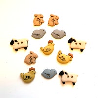 Cow Buttons - Etsy