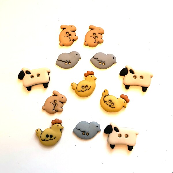Cow Buttons - Etsy