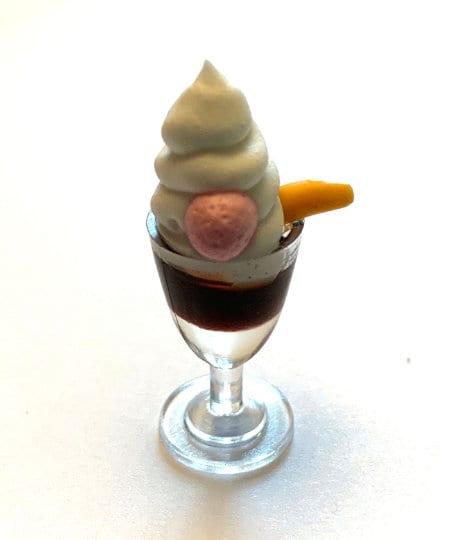 Miniatures 538 Miniature Ice Cream Sundae Color Choice Dollhouse Food ...