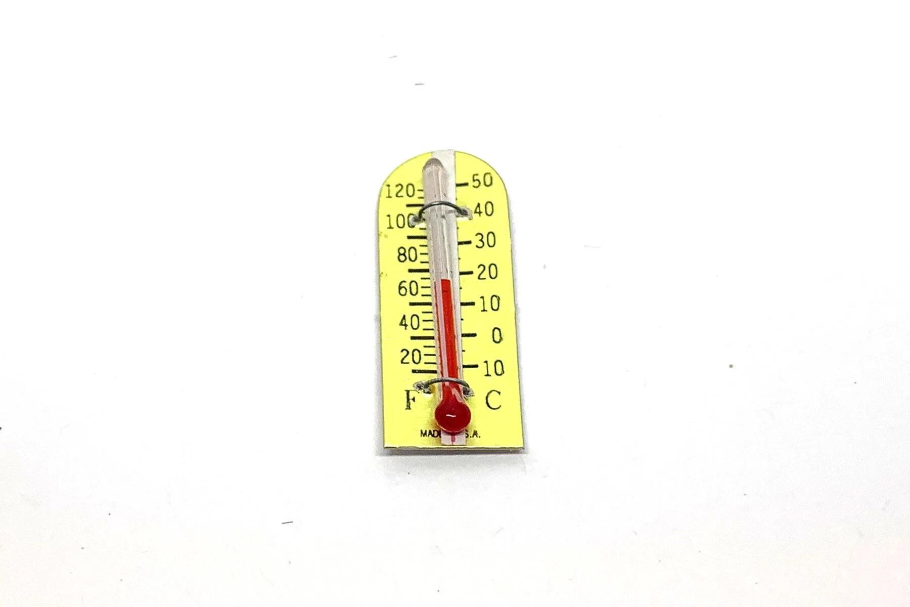 Greenhouse Model Toddmomy 30pcs Miniature Glass Temperature Gauges For ...