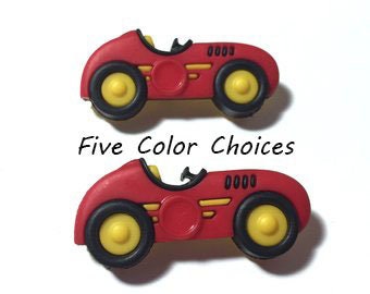Race Car Buttons | Etsy