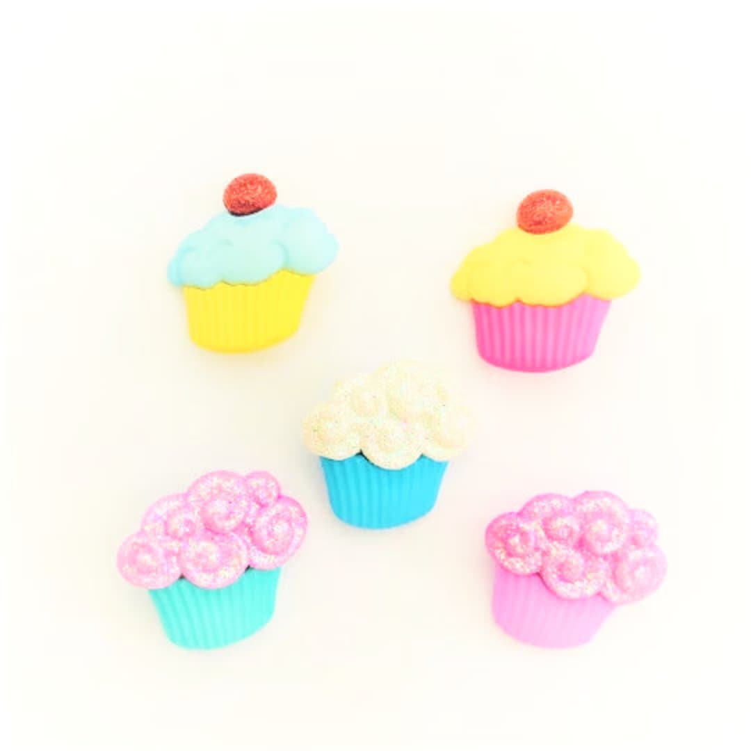 Cupcake Buttons Collection Shank Back Jesse Dress It up Sweet Treats ...
