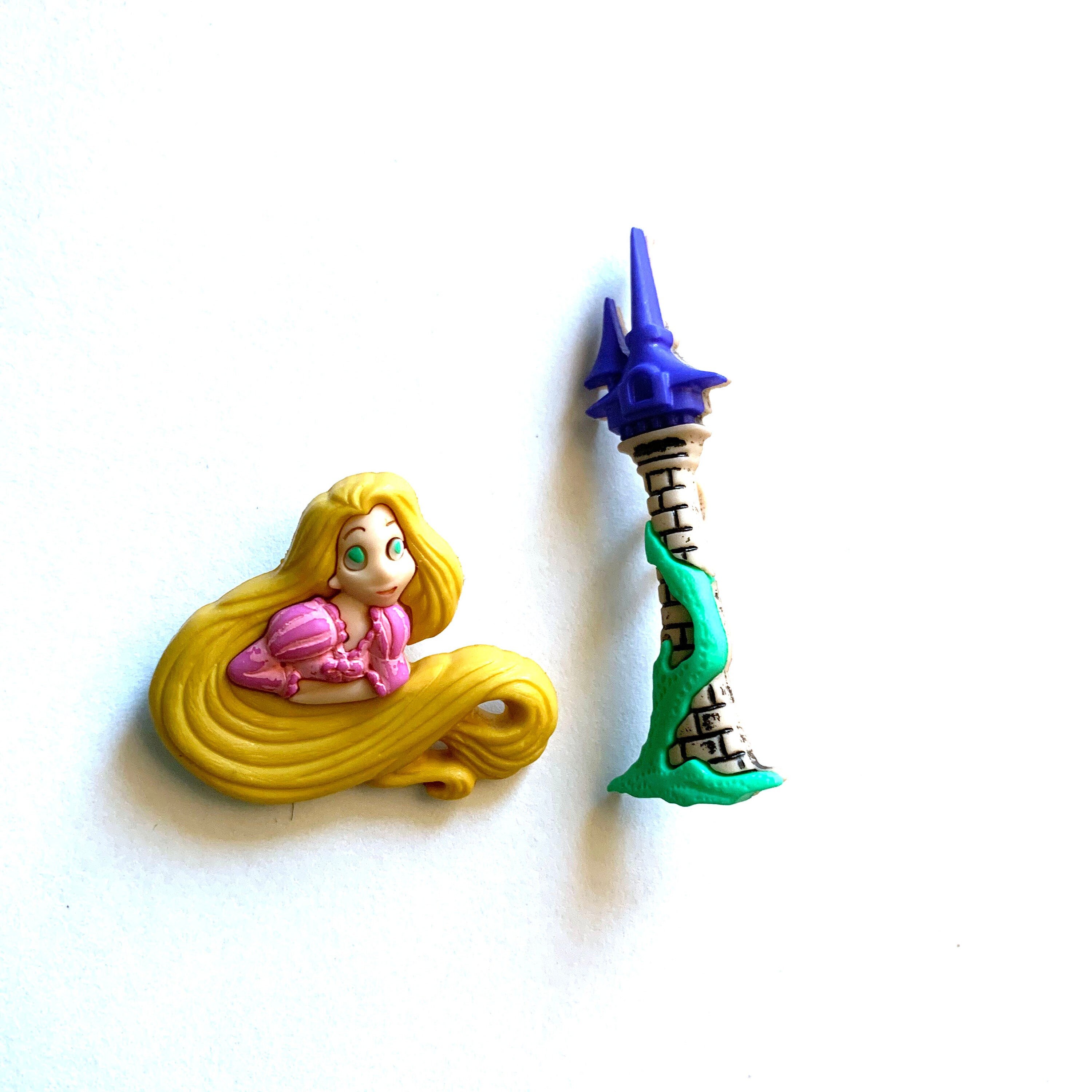 Craft Supplies & Tools Disney Princess Rapunzel Buttons Tangled Shank ...