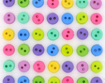 6MM Mini Round NATURAL Buttons Collection Neutral 1/4 Sold by Weight ...