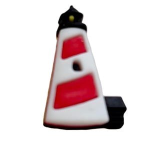 Lighthouse Buttons Galore Red Black Blue Color Choice 3D Light House ...