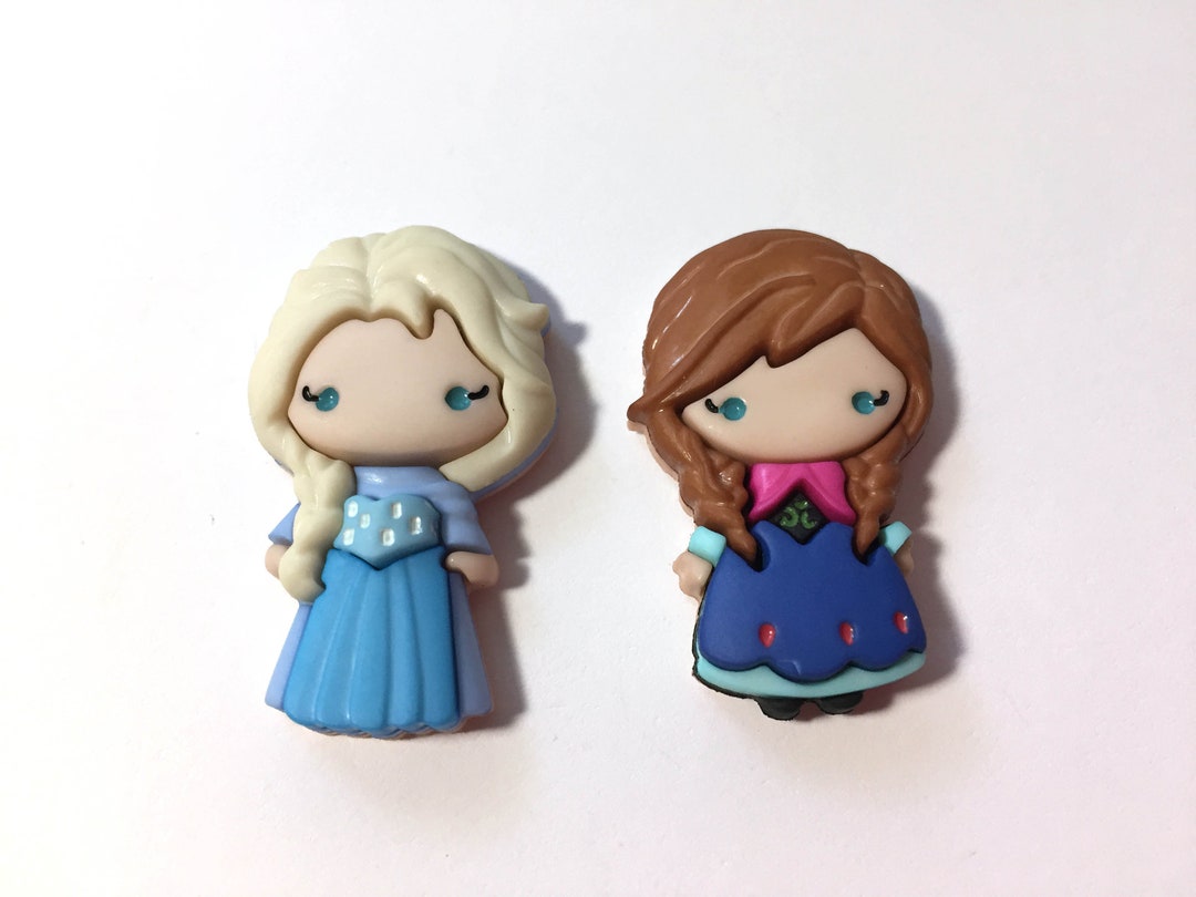 Disney Frozen Elsa Anna Buttons Collection Elsa Anna & Olaf - Etsy