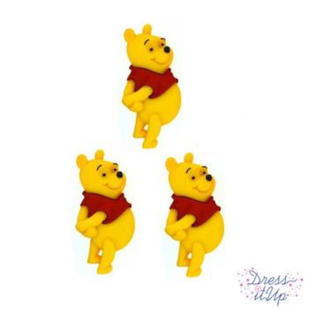 Disney Winnie the Pooh Buttons Bear Shank Back Licensed Jesse James ...