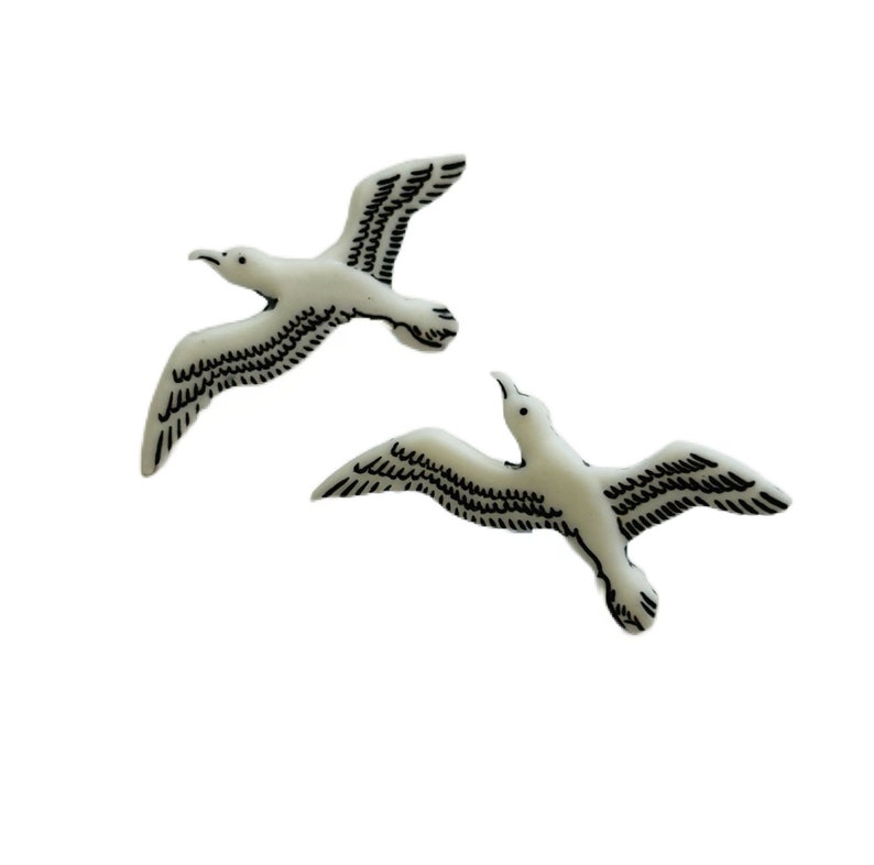 Seagull Buttons Galore Shank Flat Back Choice Sea Gulls - 715 C - Etsy