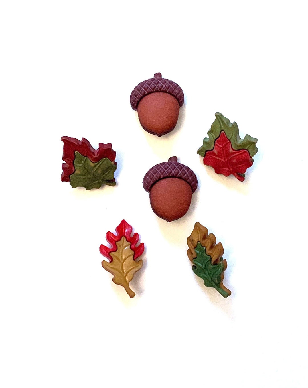 Acorn & Leaf Buttons Galore Collection Season of Change Shank Back ...