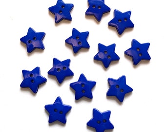 13 Star Buttons - Etsy