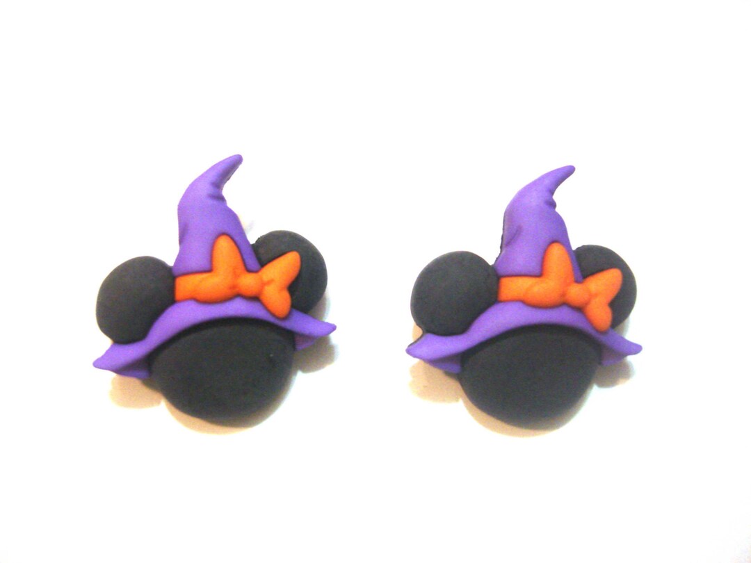 Disney Minnie Witch Button Shank Back Licensed Halloween - H105 - Etsy