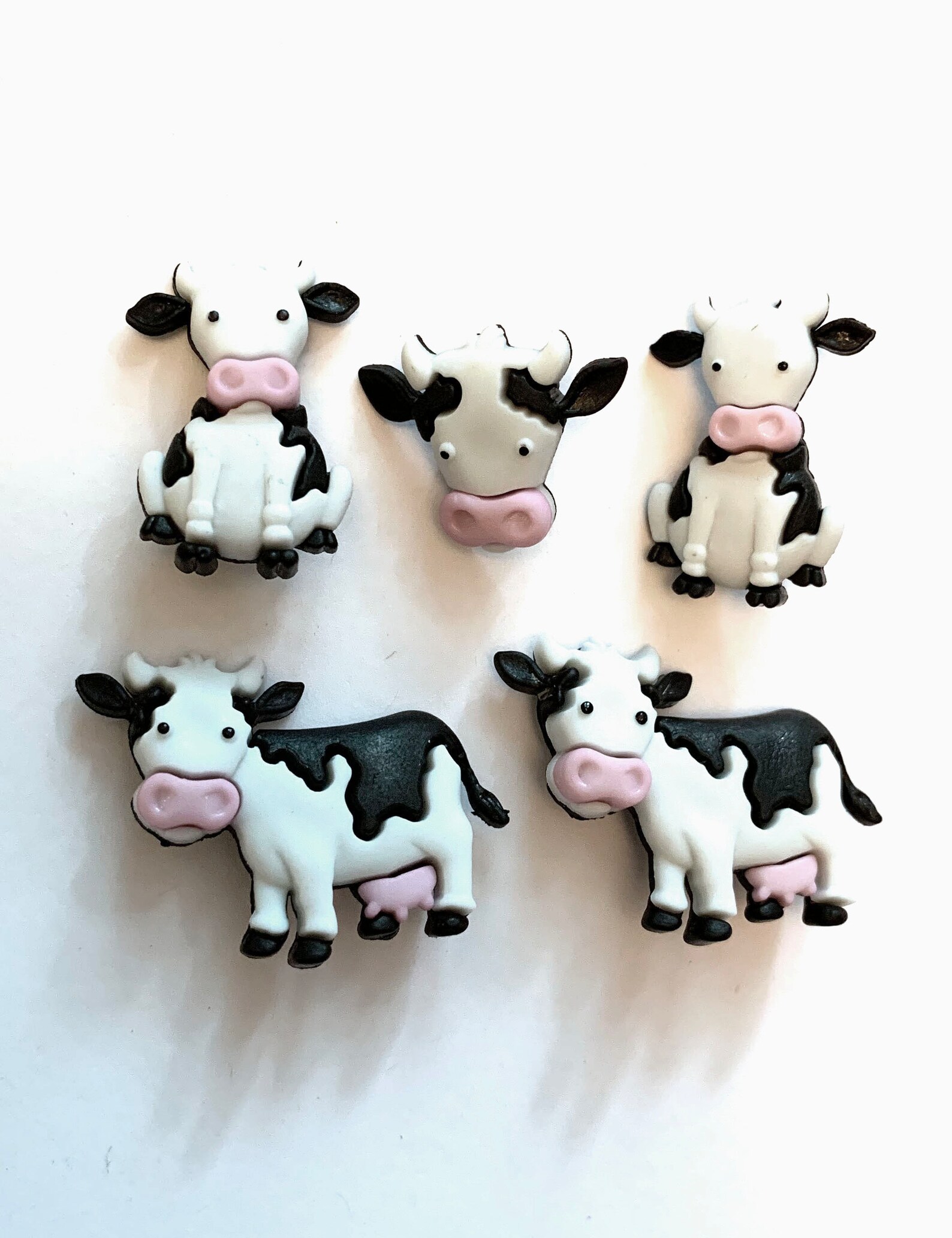 Cow Buttons Collection Mooove It Set of 5 Shank Back Jesse - Etsy