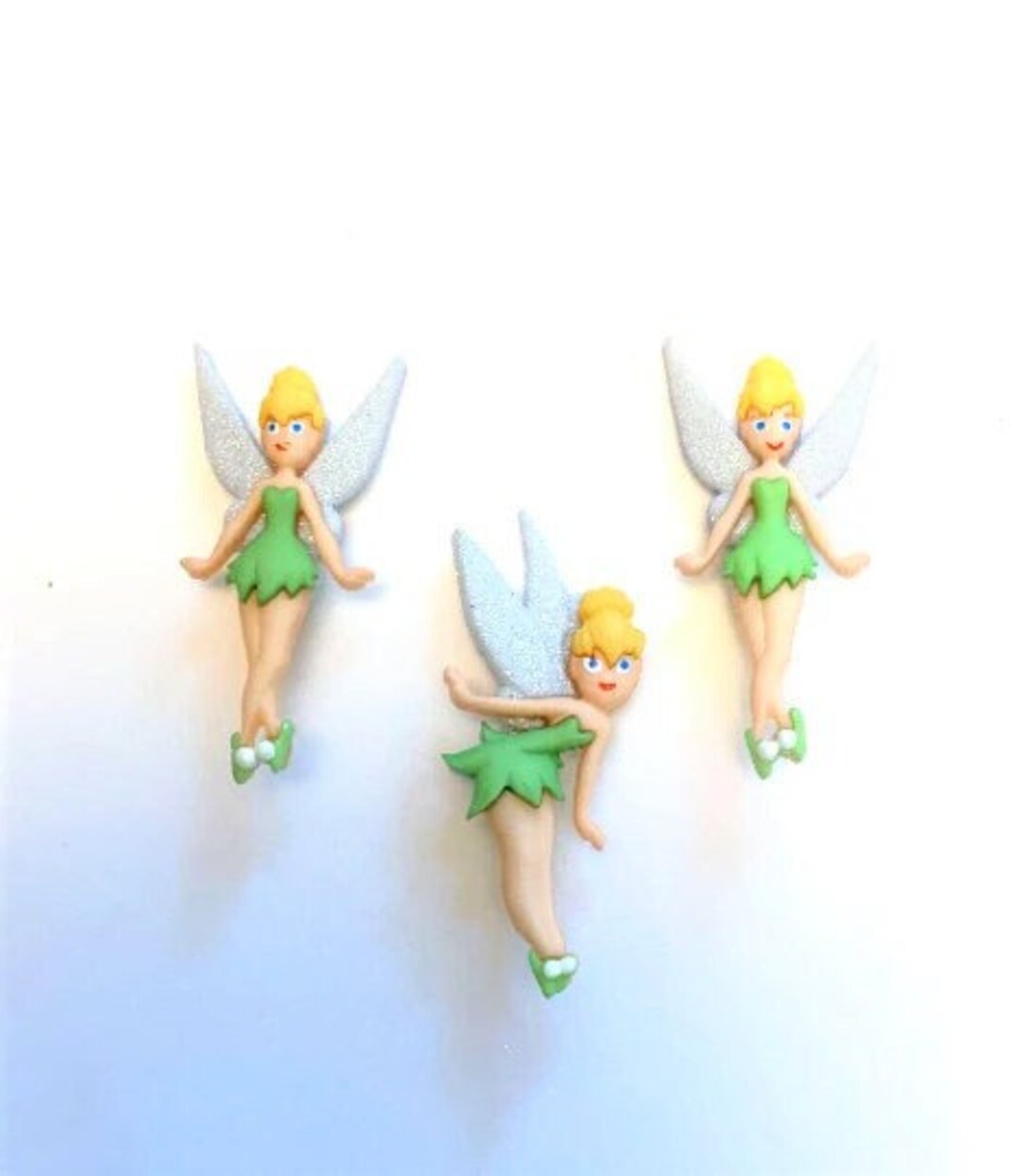 NEW Disney Tinkerbell Buttons Collection Tinker Bell Set of 3 Shank ...