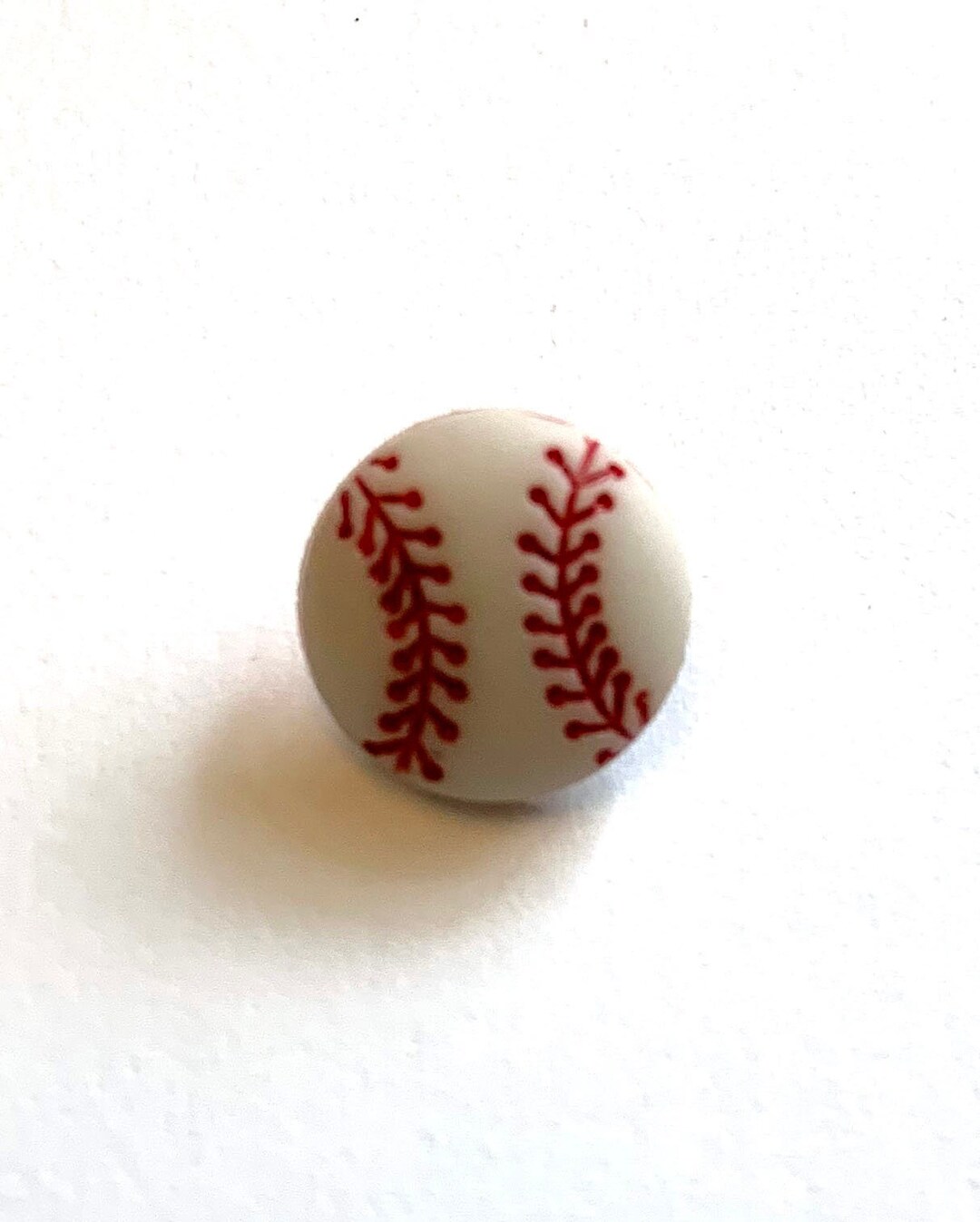 Mini Baseball Buttons (7/16") Tiny Sports Equipment Shank Flat Back ...