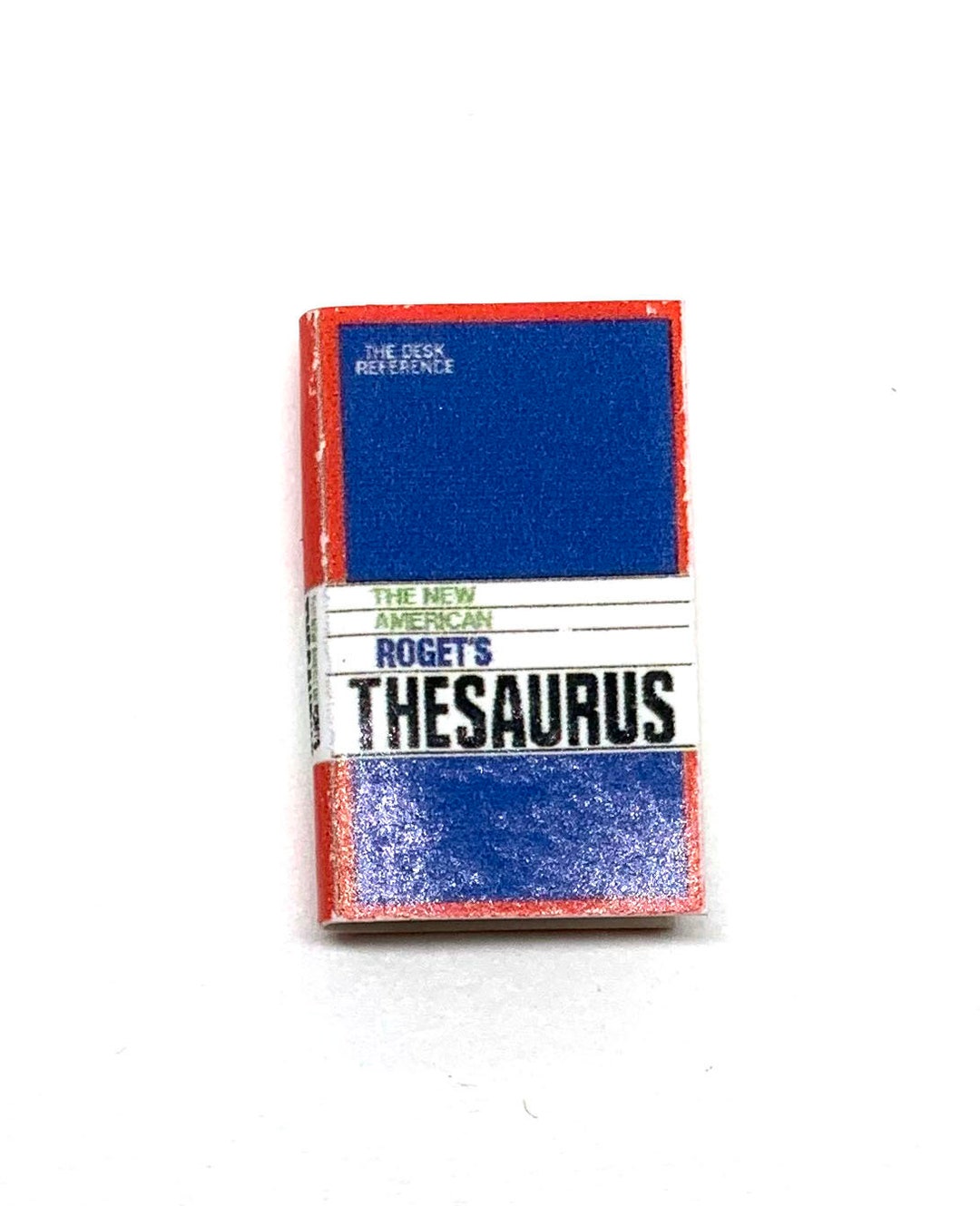 Miniature Thesaurus Book Dollhouse Home Office School Decor Miniatures ...