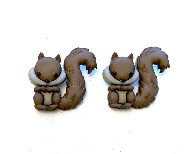 Squirrel Buttons Backyard Buddies Shank Back Jesse James Dress - Etsy