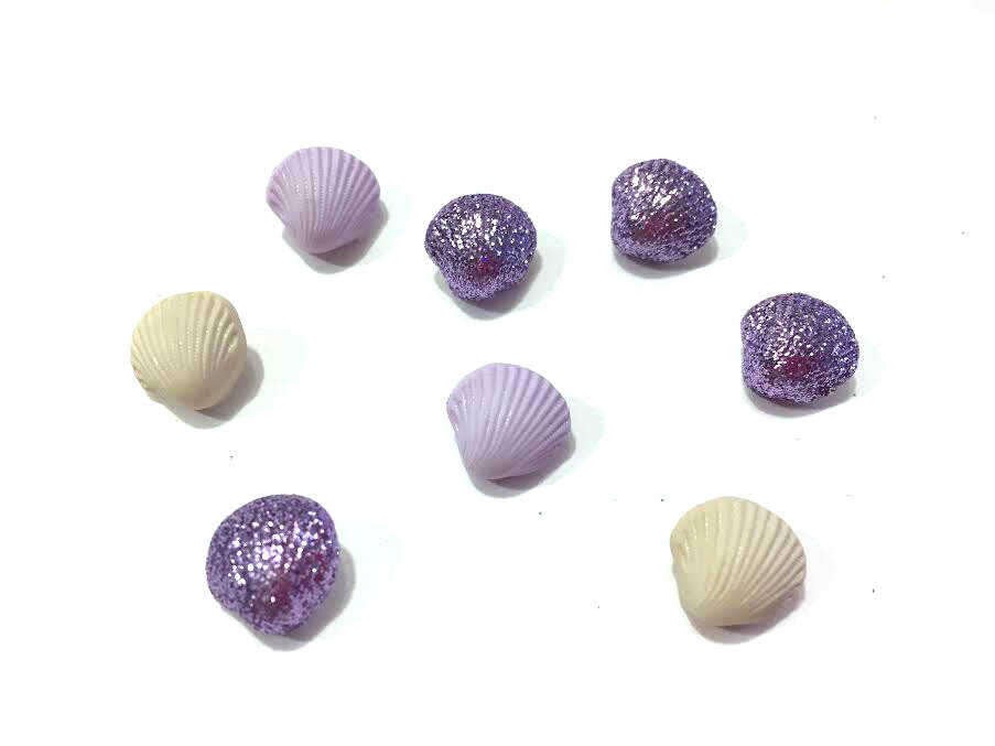 Mini Sea Shell Buttons Clam Tiny Seashells Dress It Up Buttons | Etsy