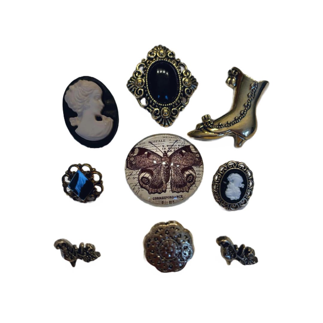 Victorian Collection Shank Back Charm & Embellishments Jesse Dress It ...