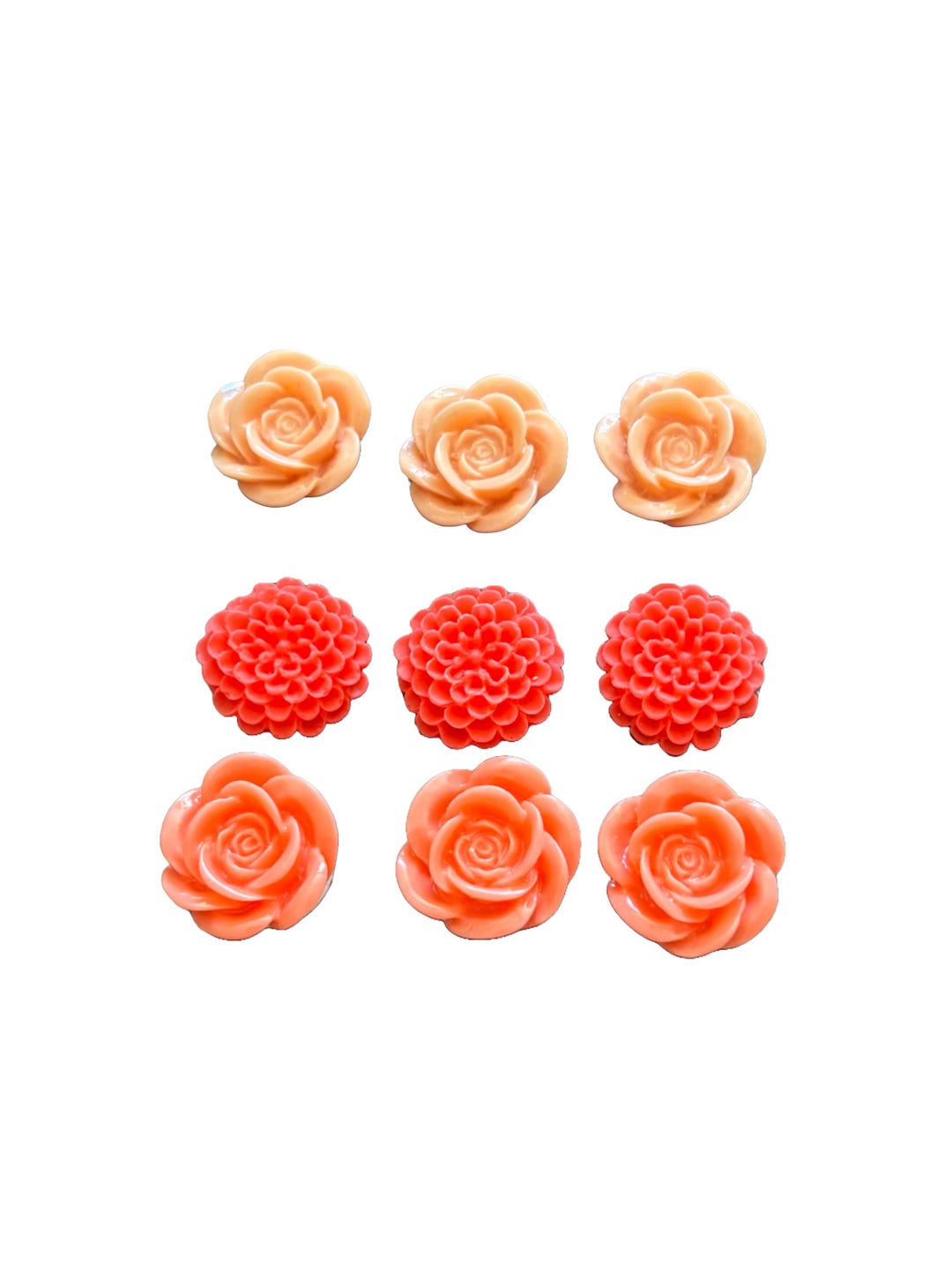 NEW Flower Bud Stickers 3D Collection Set of 9 Adhesive 3D ...