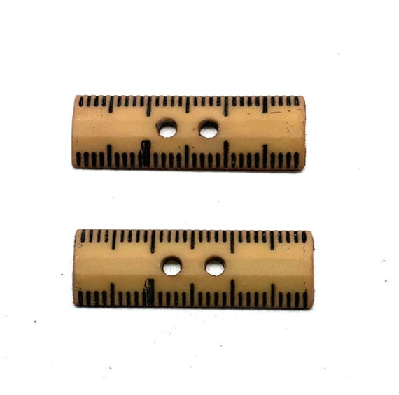 Ruler Buttons Galore Two Hole Sew Thru Flat Back 1330 W137 | Etsy