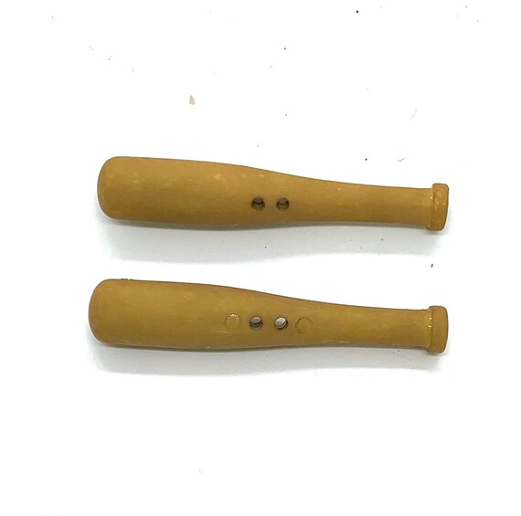 Miniature Baseball Bats Buttons Galore Two Hole Sew Thru | Etsy