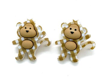 Monkey Buttons | Etsy