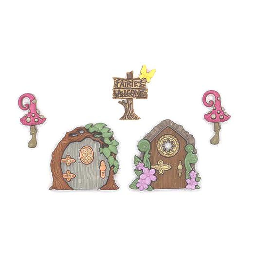 Believe in Fairies Button Collection Shank Back Dress It up - 1482 - Etsy