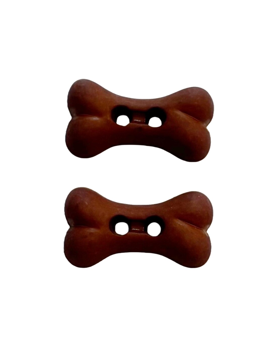 Dog Bones Buttons Galore 3/4" Two Hole Sew Thru Flat Backs COLOR CHOICE ...