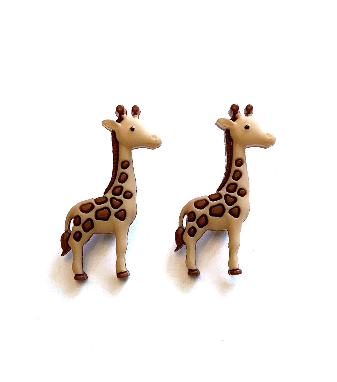 Giraffe Button Shank Flat Back Choice Jesse Dress It up Zoo Cuties ...